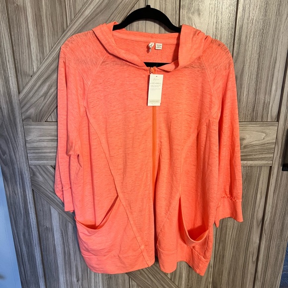 Cato | Jackets & Coats | Nwt Neon Orangepink Cute Super Soft Jacket By ...